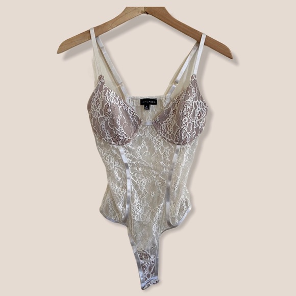 J Lux Label | Tops | J Lux Label White Lace Bodysuit | Poshmark